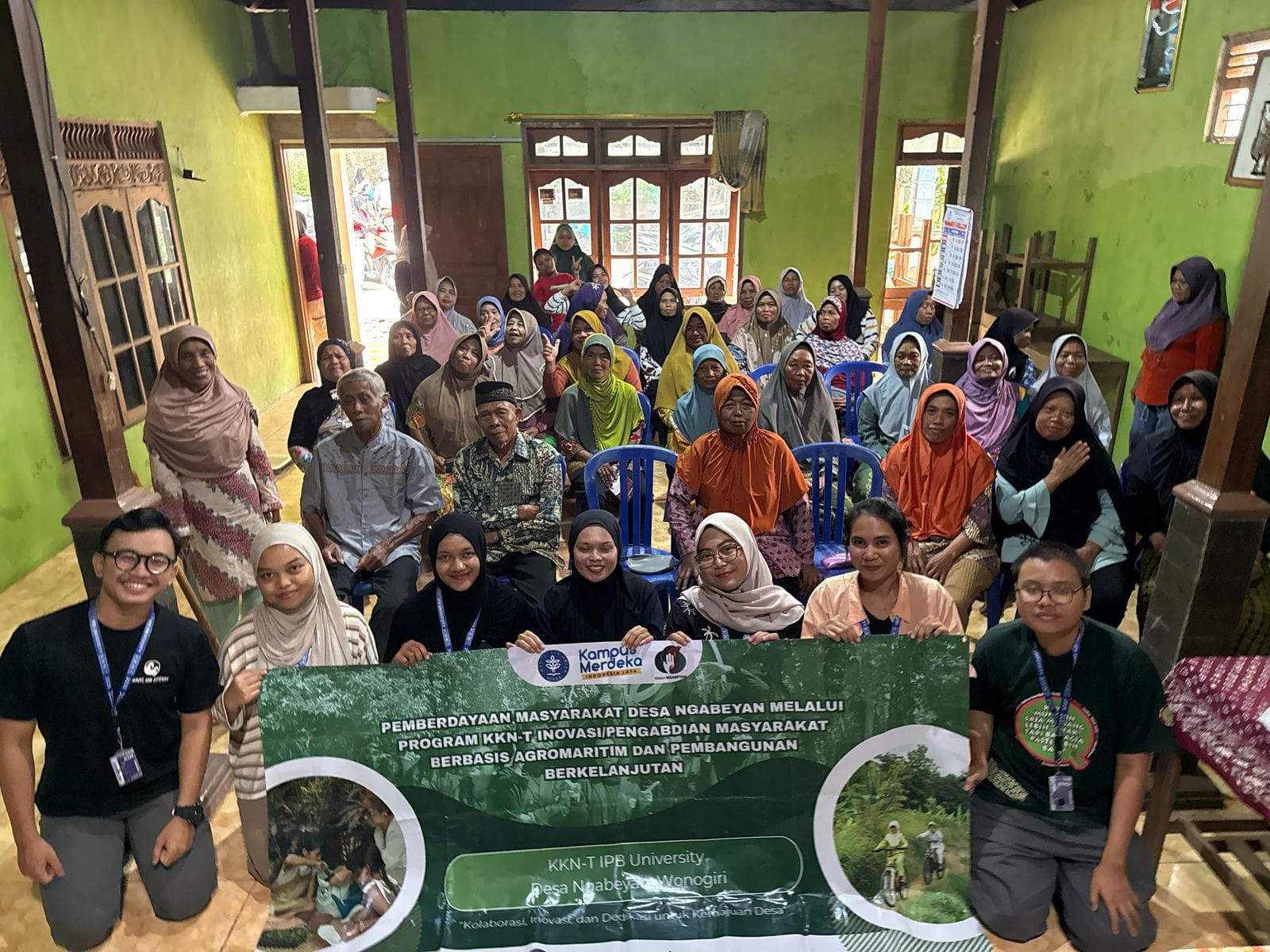 GENCAR SEHAT: Semangat Mahasiswa KKN-T IPB dan Warga Desa Ngabeyan ...